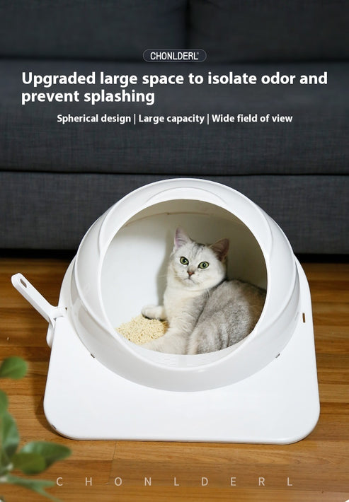 Clean Cube - Enclosed Cat Litter Box – Golden Paw